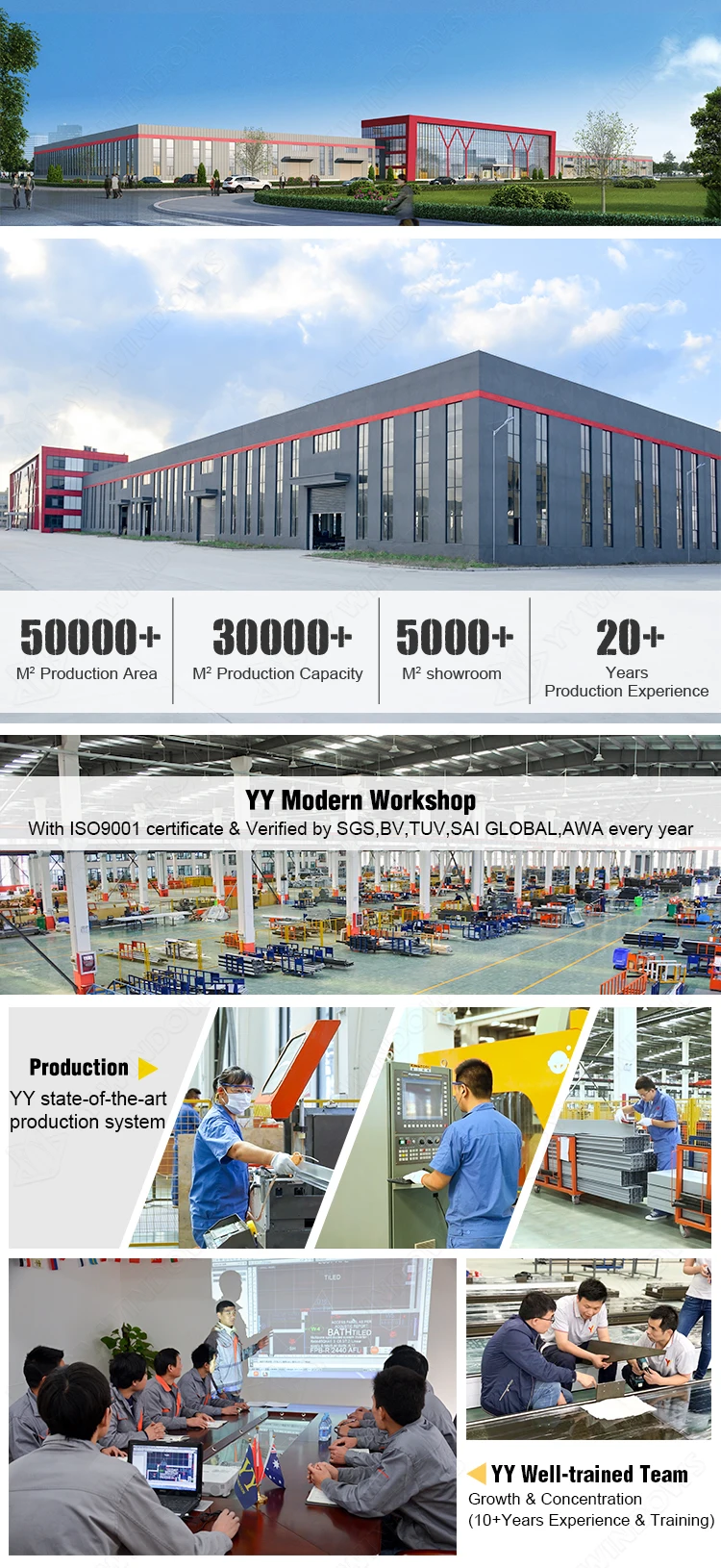 Miami-dade Approved NFRC Tempered Glass Aluminium Doors