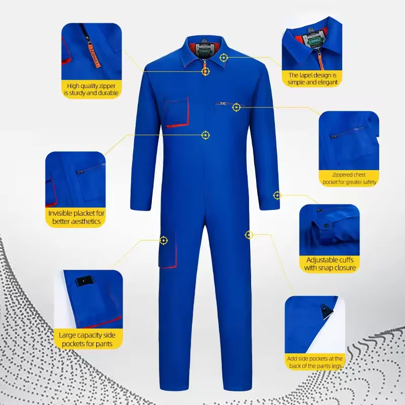 Wholesale Work Clothes Men Custom Overall Work Suit Safety Work Clothes ...