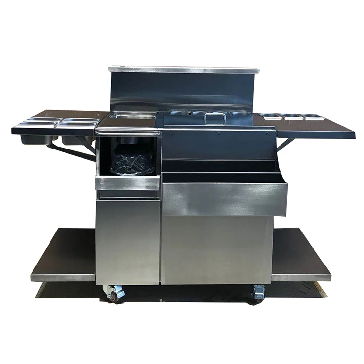 Modern Design Stainless Steel Mobile bar Counter Portable Cocktail bar ...