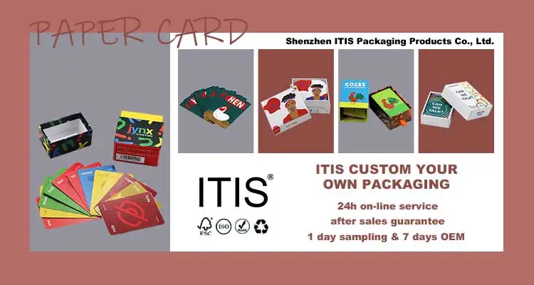 Custom Box Paper Poker Printing Sale Playing Card - Buy Itis Black ...