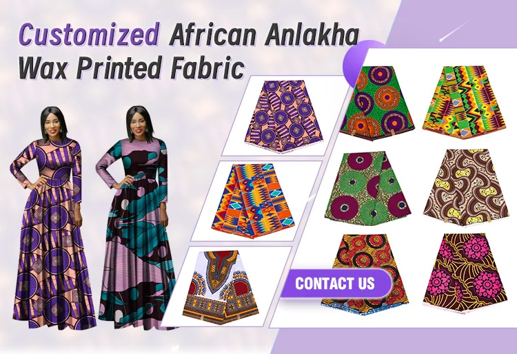 Factory Wholesale Nigerian African Wax Print Fabric 100%cotton Fabric ...