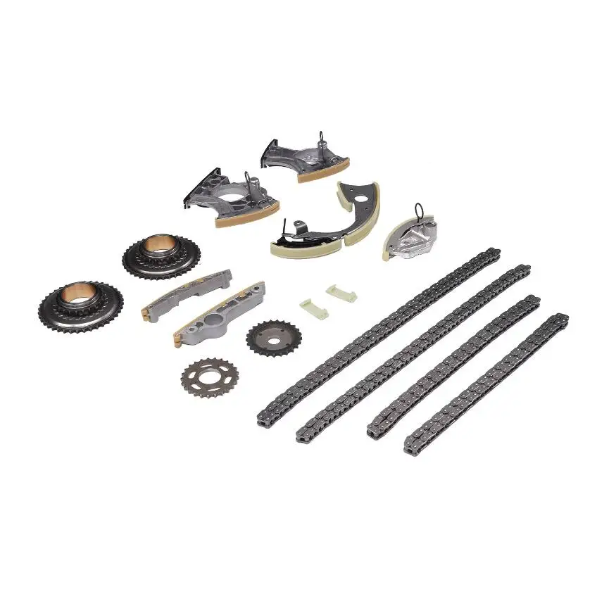 16Pc/Set Timing Chain Kit Guide Rail Tensioner Sprockets Engine for VW ...