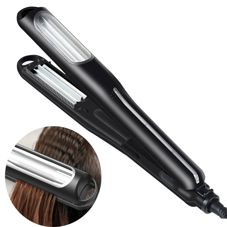 Small Wave Hair Crimper Crimping Iron for Hair Styling Tourmaline ...