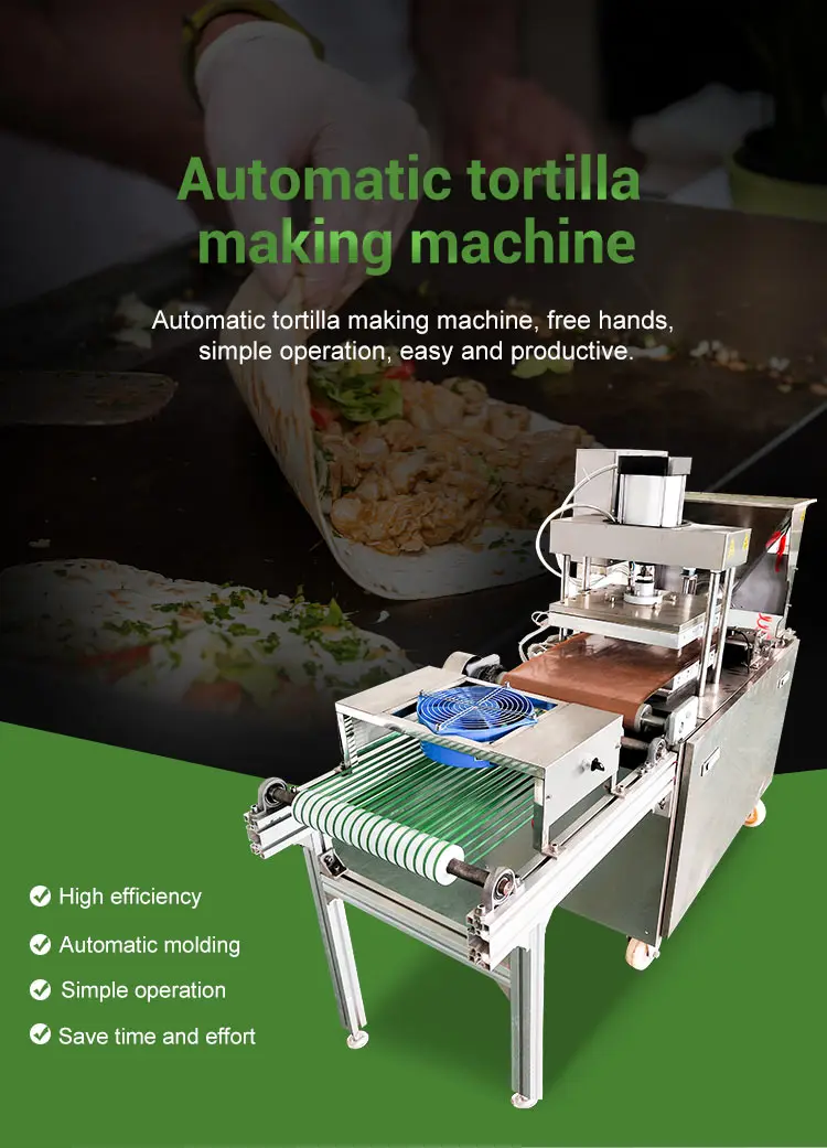 Fully Automatic Taco Corn Tortilla Bread Production Line Maker ...