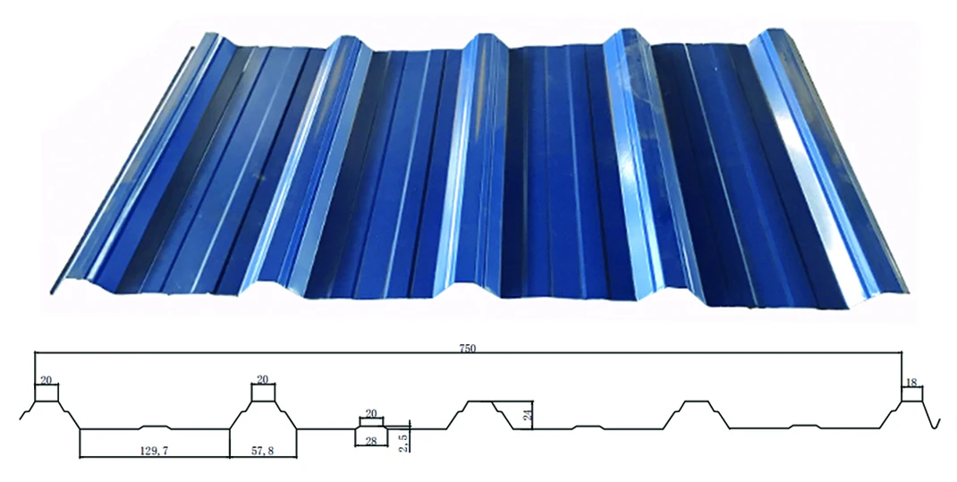 760 Roof Sheet Roll Forming Machine - Malaysia Philippines