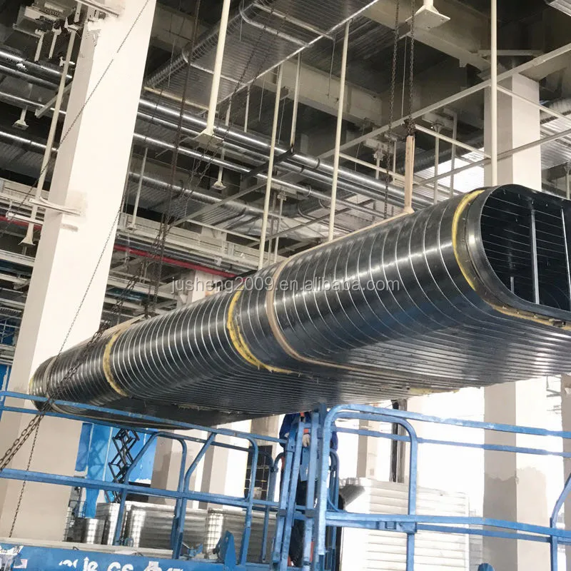 HVAC-SH Galvanized Steel Round Spiral Air Duct - OEM Customizable