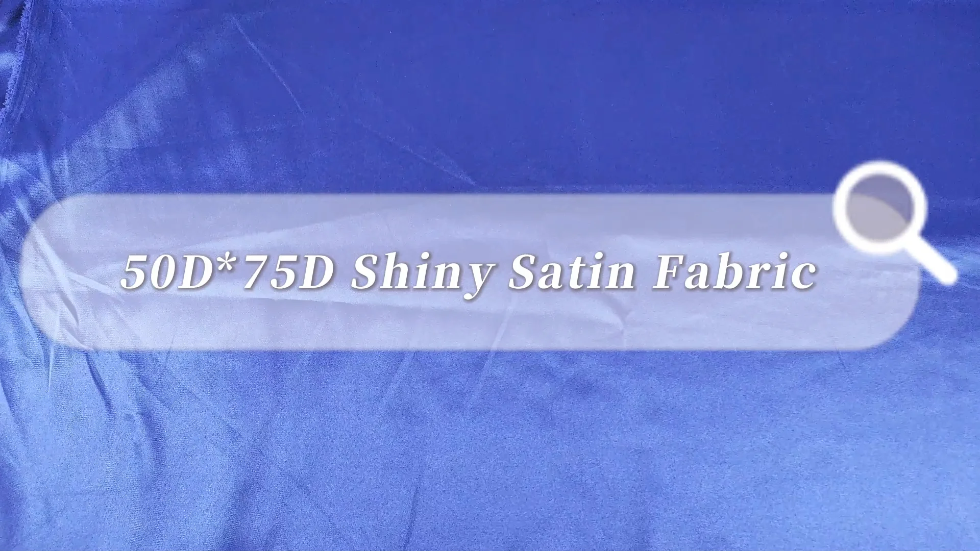 50d*75d Shiny Polyester Satin Fabrics For Clothing Dresses Lining Fabric 100% Polyester Shine ...