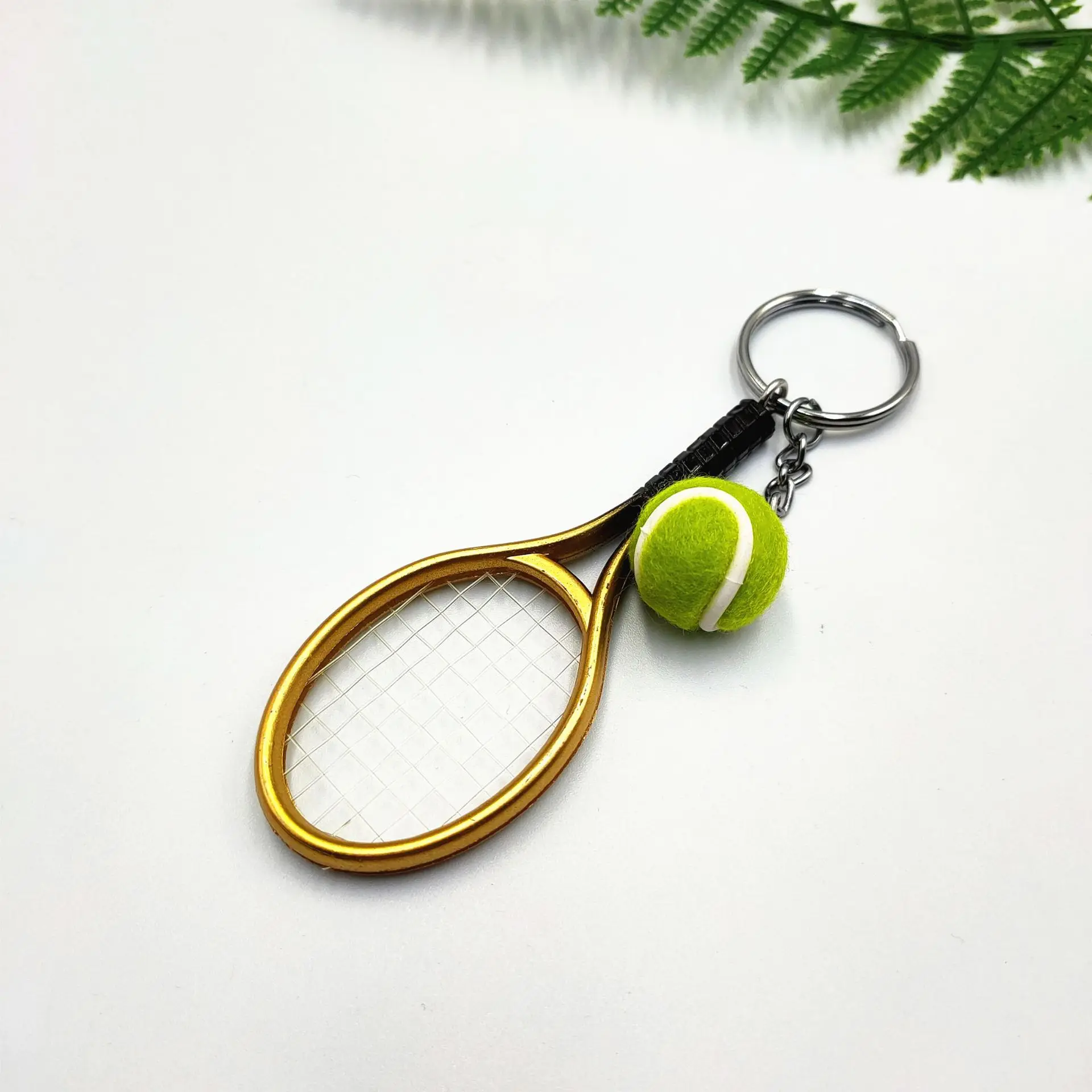Wholesale Mini Tennis Ball Keychains - Promotional Gift Key Ring, PVC ...