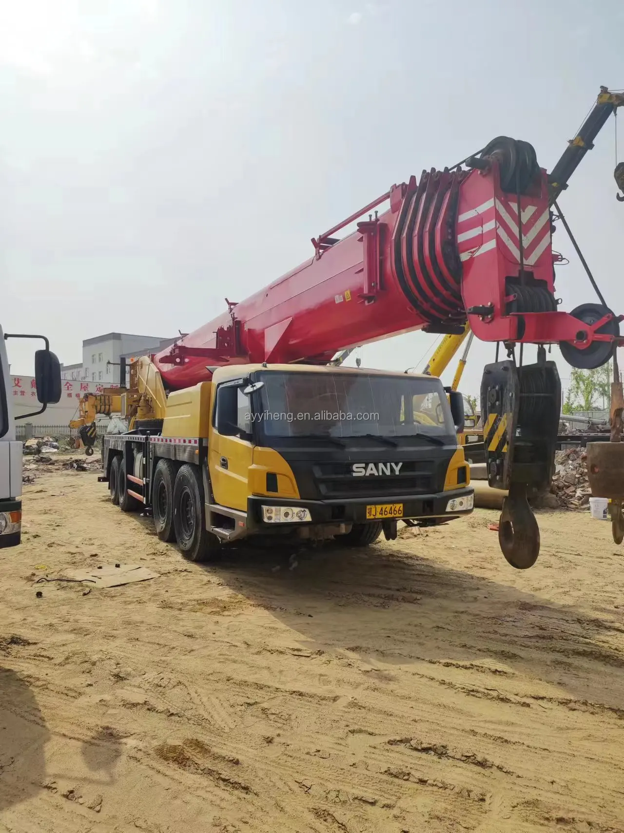 Cranes Sany Stc800 Qy80k 80ton Hydraulic Truck Crane In Efficine Hoist System - Buy Sany 80ton ...