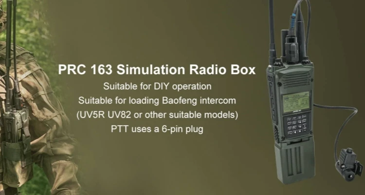 TS TAC-SKY PRC-163 Harris Radio Dummy Virtual Box - Tactical ...