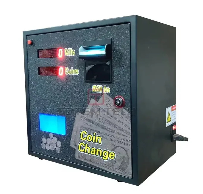 Mini Wall-mounted Coin Exchange Machine Quarter Change Machine Bill To ...