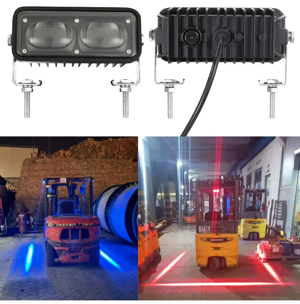 Enhance Forklift Safety with Flash Rear Line Beacon Lights