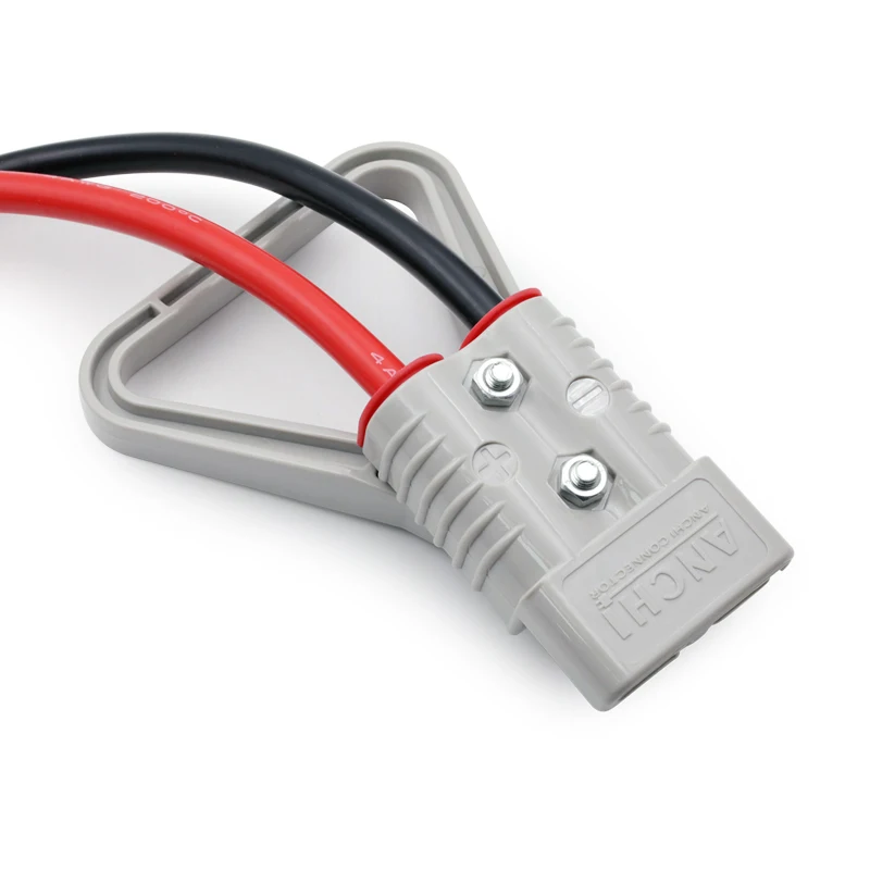 2 Pin 50A 120A Battery Connector Red Grey Triangle Handle A-Handle for ...