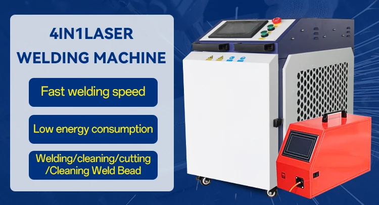 2000W Fast Speed 5 in 1 Laser Machine - Easy to Move & Operate