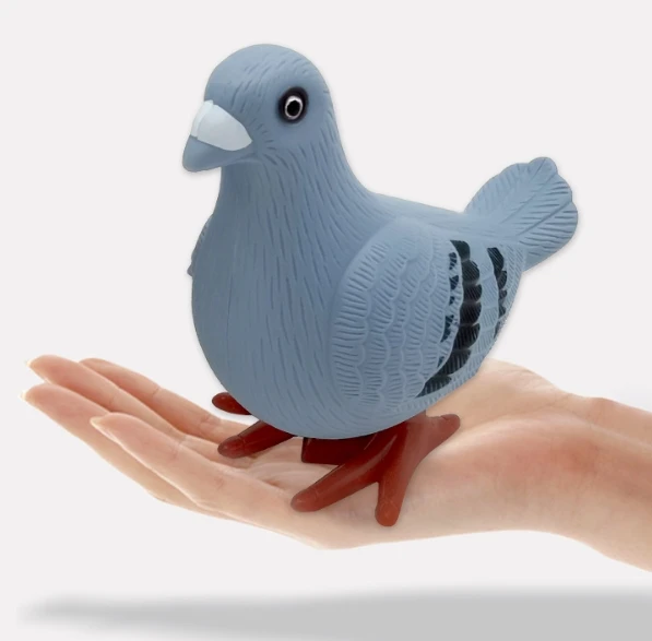 Chain Wind up Pigeon Simulation Fidget Toy Jump Pigeon Hot Clockwork ...
