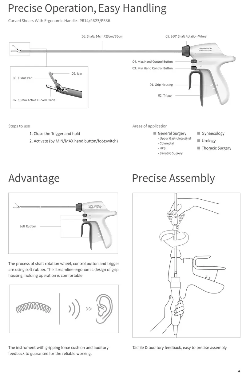 2024 Hot-sale Vet Electric Surgical Instruments Scalpel Ultrasonic ...
