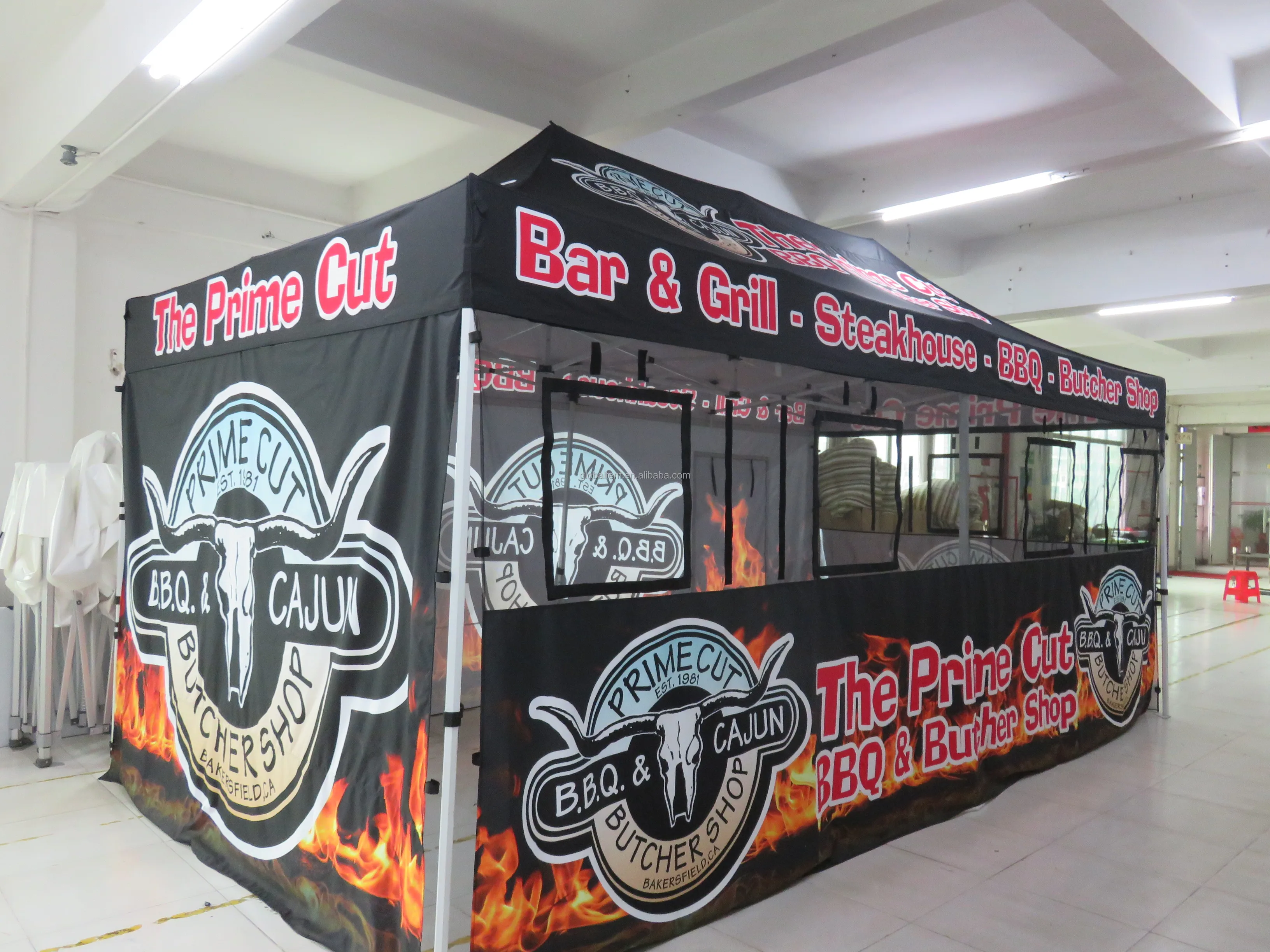 GLOBAL TENT Custom Food Canopy Tents for Events & Trade Shows