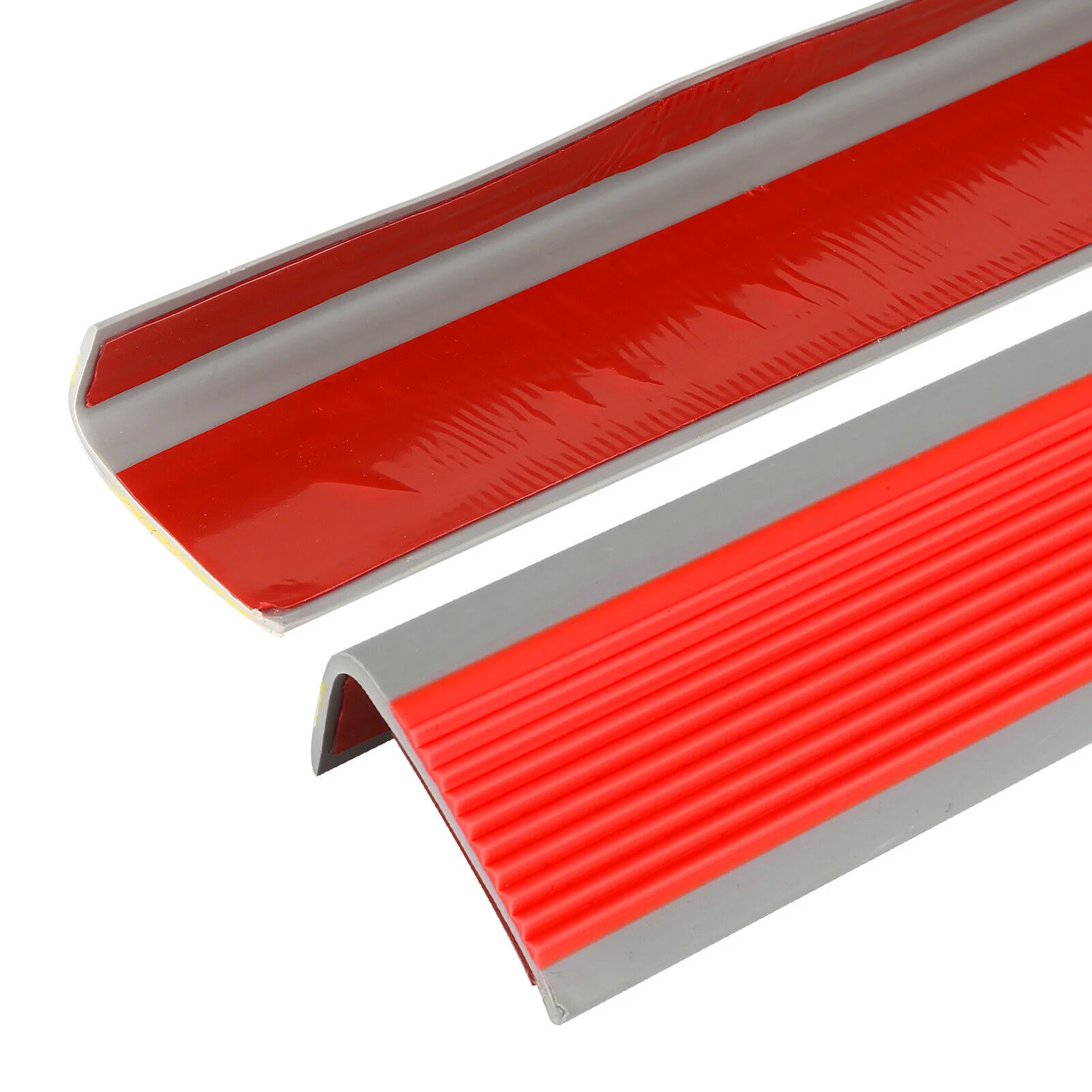 L shaped PVC Rubber Stair nosing edge protector anti skid floor stair ...