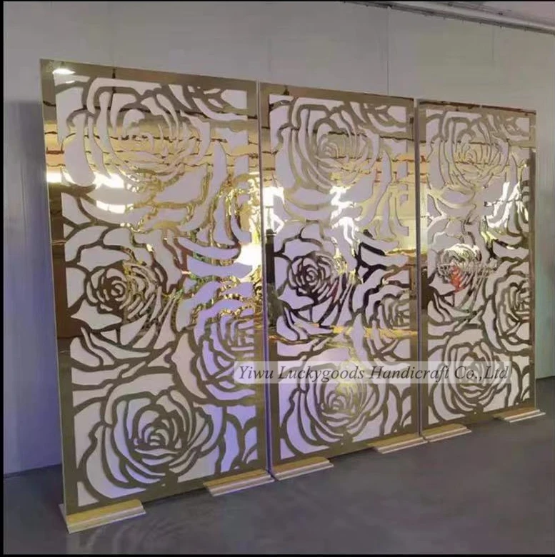 BJ220107 Elegant Wedding Pvc Acrylic Backdrop Panel Stand Stage ...