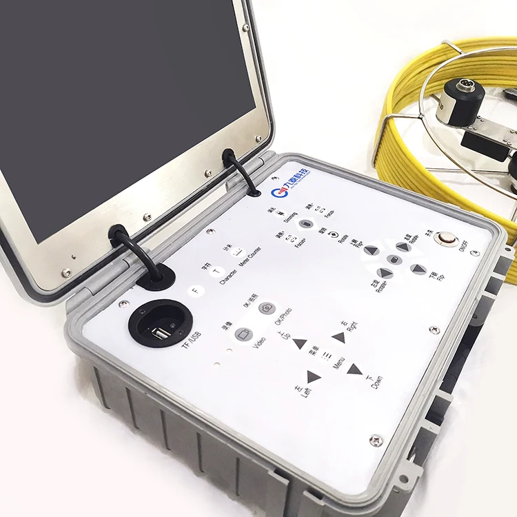 Commercial CCTV Pipe Inspection Camera System - 20m Waterproof Sewer ...