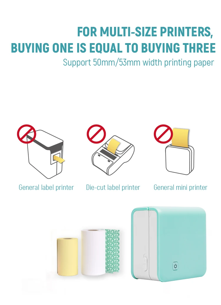 Phomemo M02 Mini Thermal Photo Printer For Mobile & Sticker Printing