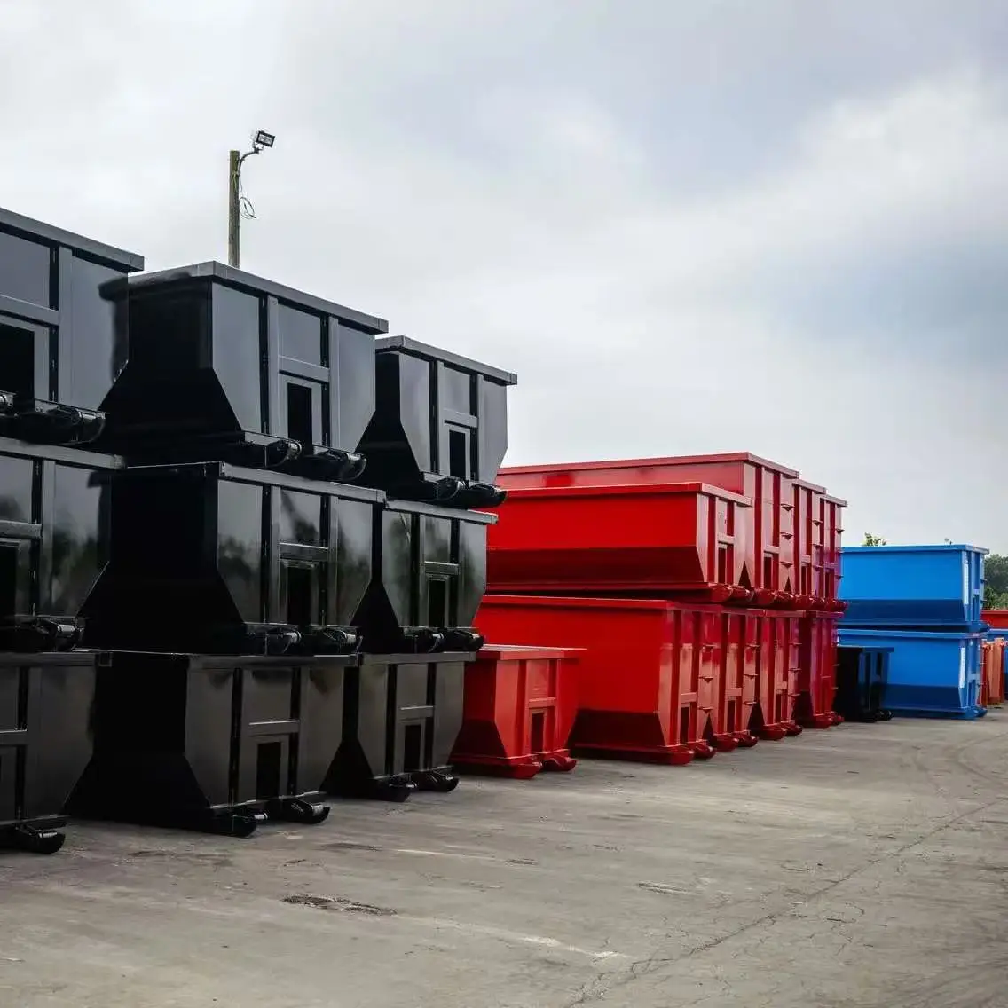 Customized 18-Cubic Yard Heavy Duty Steel Roll-Off Dumpster with Hook ...