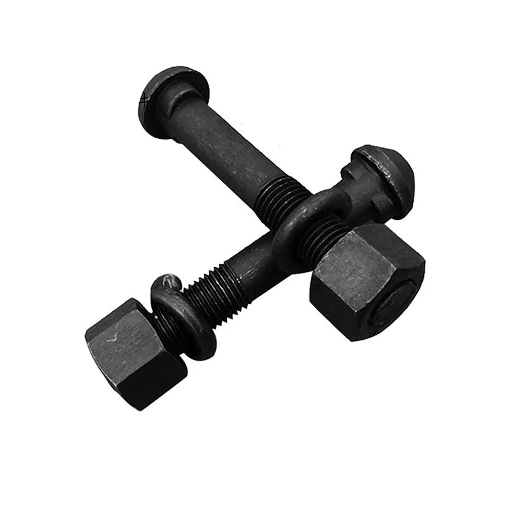 Railway Rail Fishtail Bolt For Joint Bar Grade 8.8 Galvanized Track ...