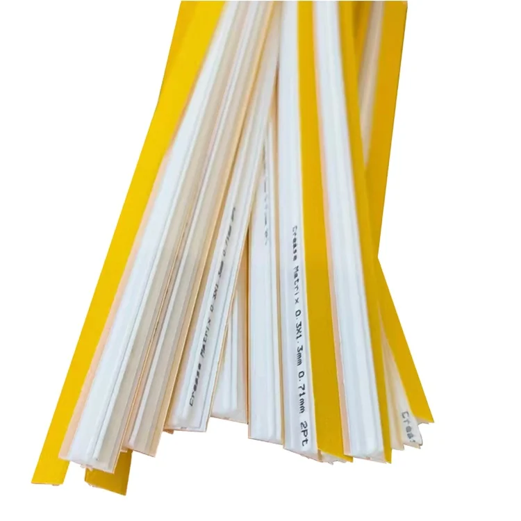 9MM Creasing Matrix of PVC Base White Color Super Sticky Creasing ...