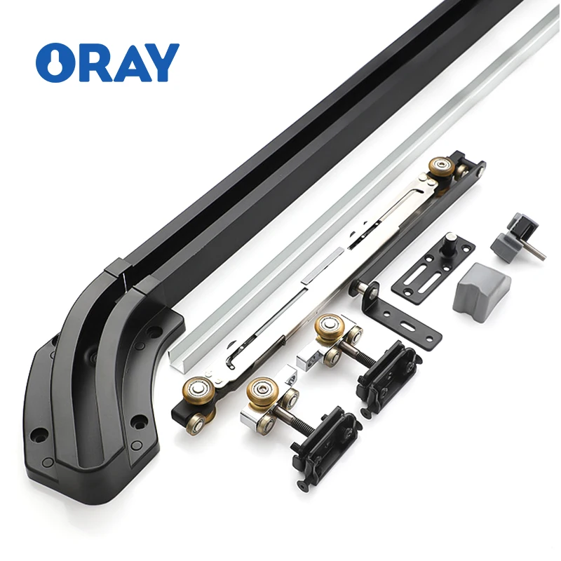 Flush Wooden Sliding Door System Concealed Sliding Door Track System ...