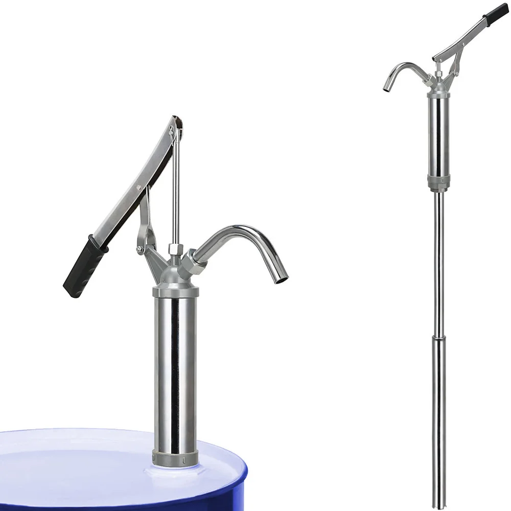 Diesel Lever Barrel Pump Hand Action Oil Fluids Water Transfer 55 ...
