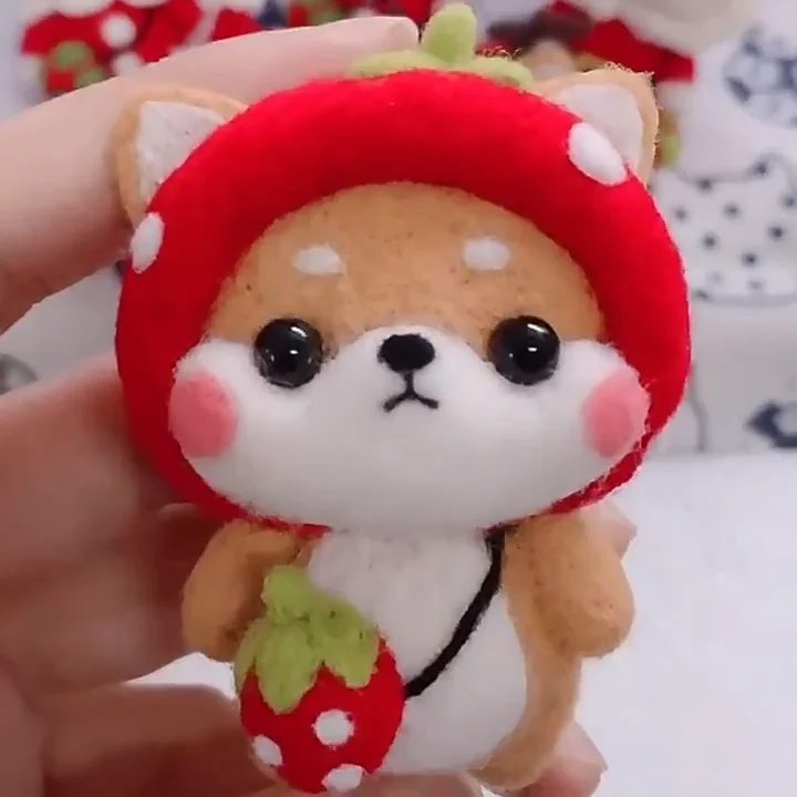 Wholesale Wool Felt Poke Poke Doll Cartoon Handmade New Year Gift Diy ...