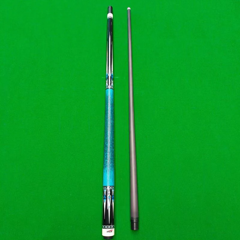 YFEN M7 58-Inch Carbon Fiber Shaft Pool Cue Stick Lizard Pattern ...