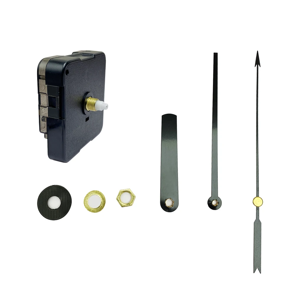 Quartz Wall Clock Movement Mechanism M5168 Black Core Sweep Diy ...