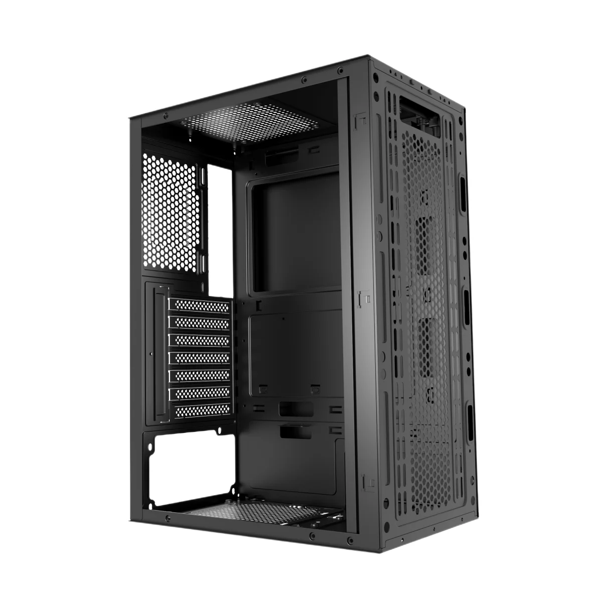 Office OEM ATX M-ATX ITX Pc Cases Design Tempered Glass Computer Case ...
