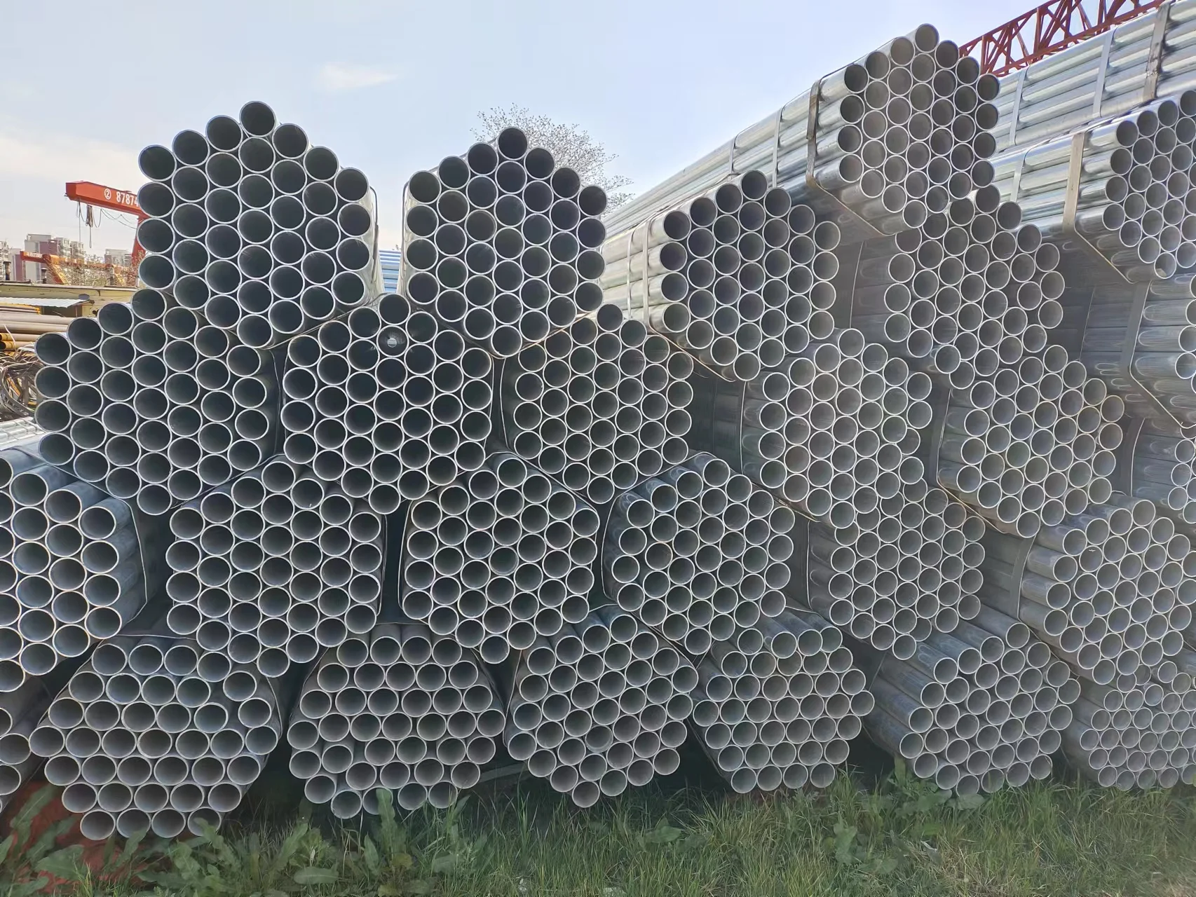 Q355 Pre-galvanized Steel Tube Gi Steel Round Pipe Pre-galvanized Round ...