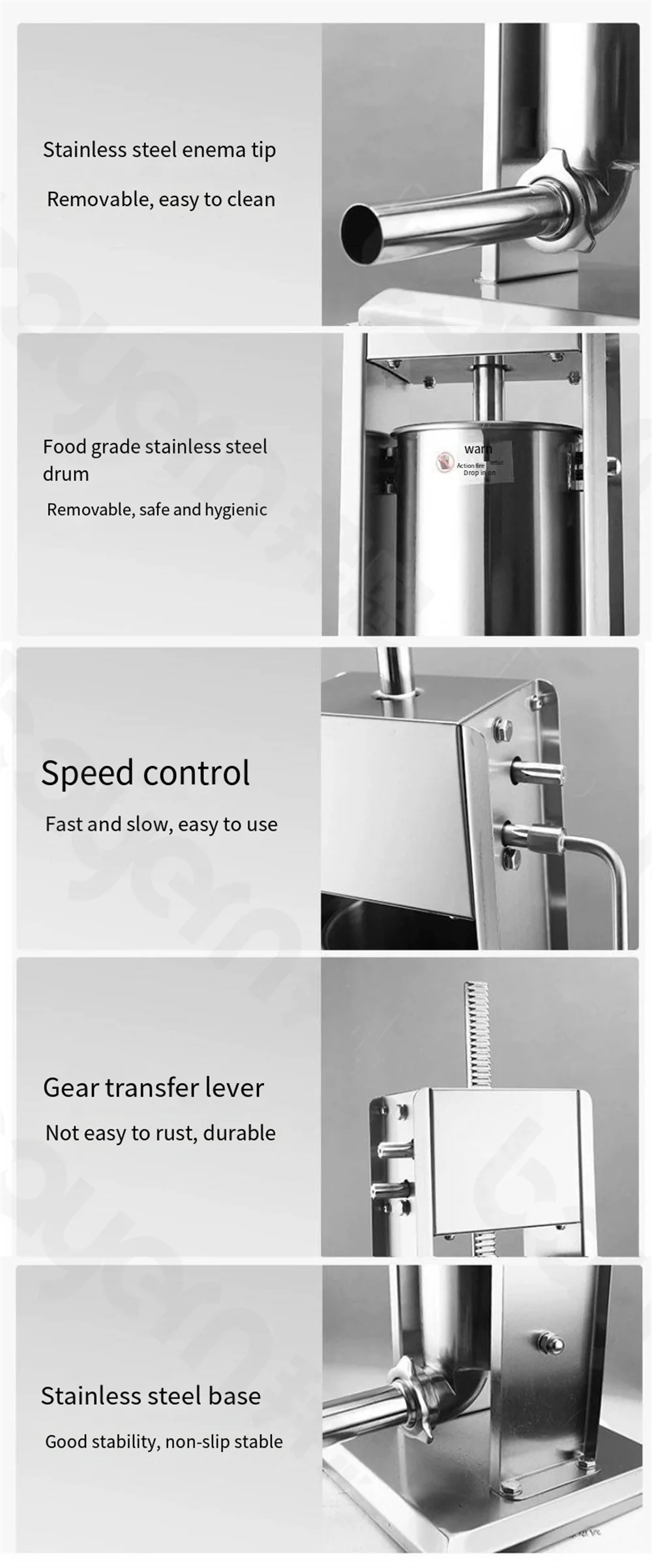 Commercial Sausage Making Equipment - Manual Stuffers