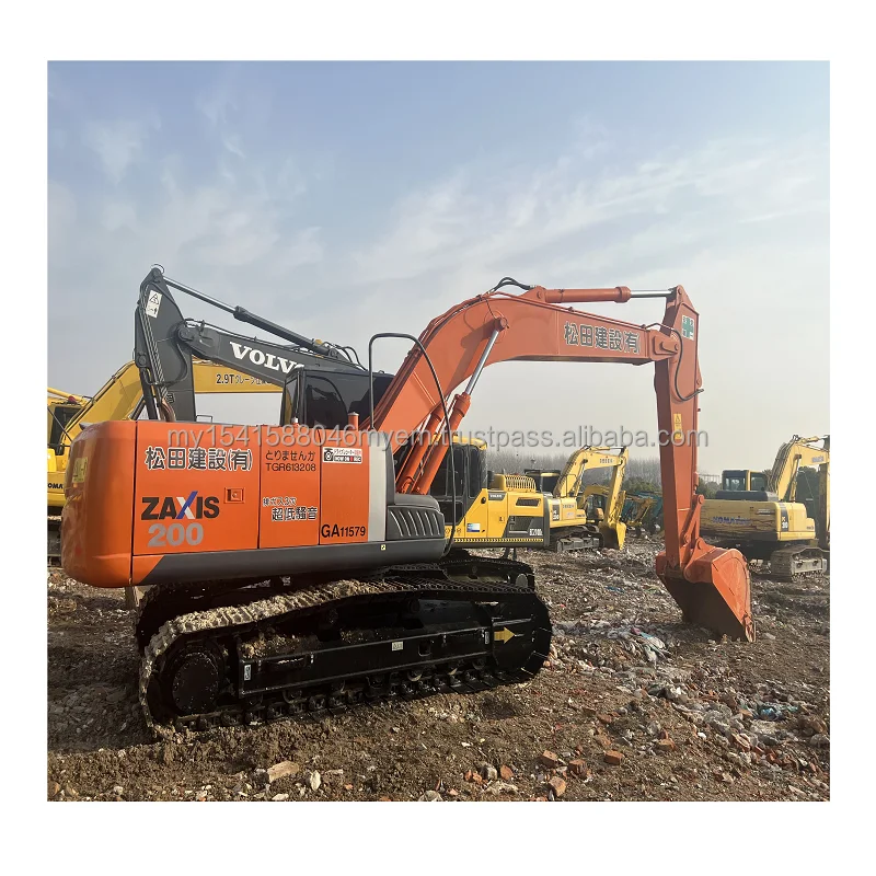 21ton Used Hitachi Zx210 Crawler Excavator Zaxis 210 Low Price Zx210g ...