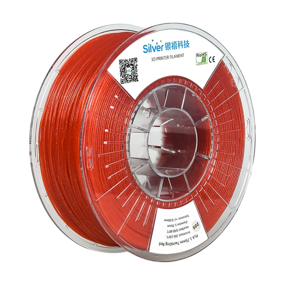 Nice Appearance Glitter PLA Twinkling PLA 3D Filament Sparkle PLA 3D ...