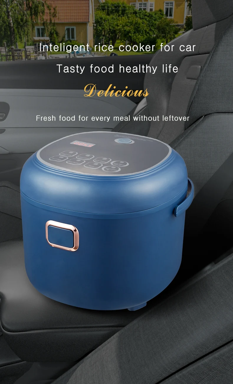 2L Portable Car Rice Cooker - Fast, Efficient Cooking