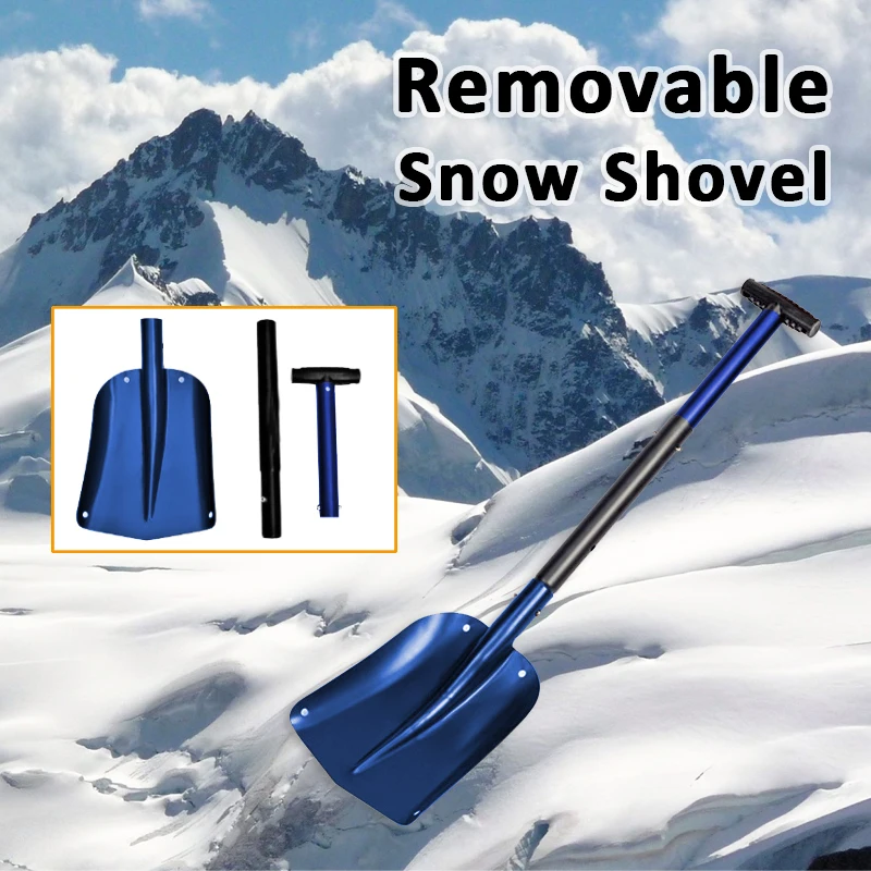 Removable Metal Portable Manual Shovel Scoop Snow Shovel For Snow ...