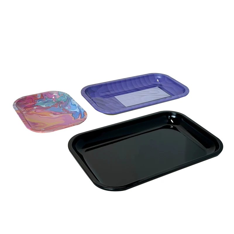 Custom Rolling Tray and Grinder Set - Food Grade Tinplate