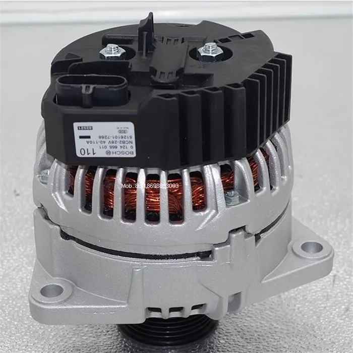 For MAN TGS TGA D2066 D2876 Diesel Alternator 51261017259 24V 110A ...