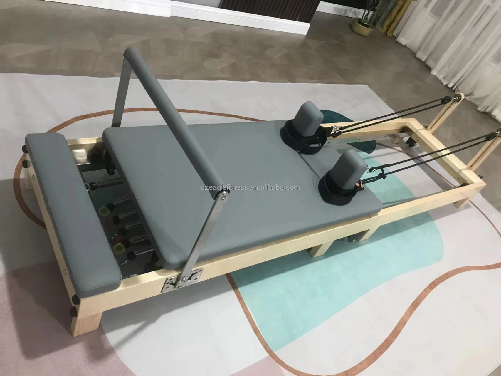 Foldable Pilates Reformer Wood Custom Logo Reformer Pilates Body ...