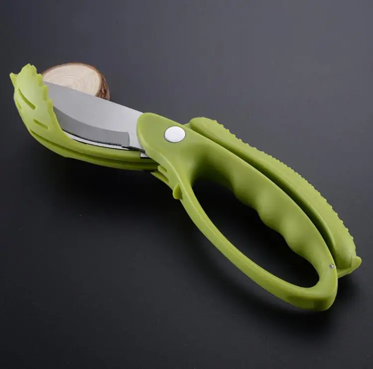 Double Blade Cutter Sharp Tong Scissor For Chopped Salad Shears Meat ...