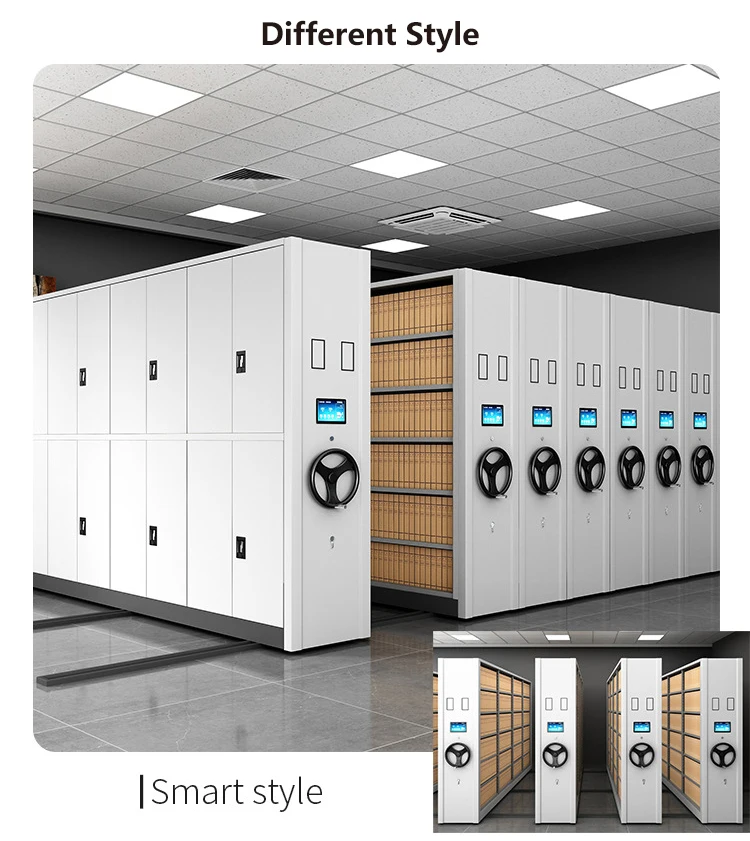 Intelligent Compact Mobile Racking Shelving System Mobile Metal ...