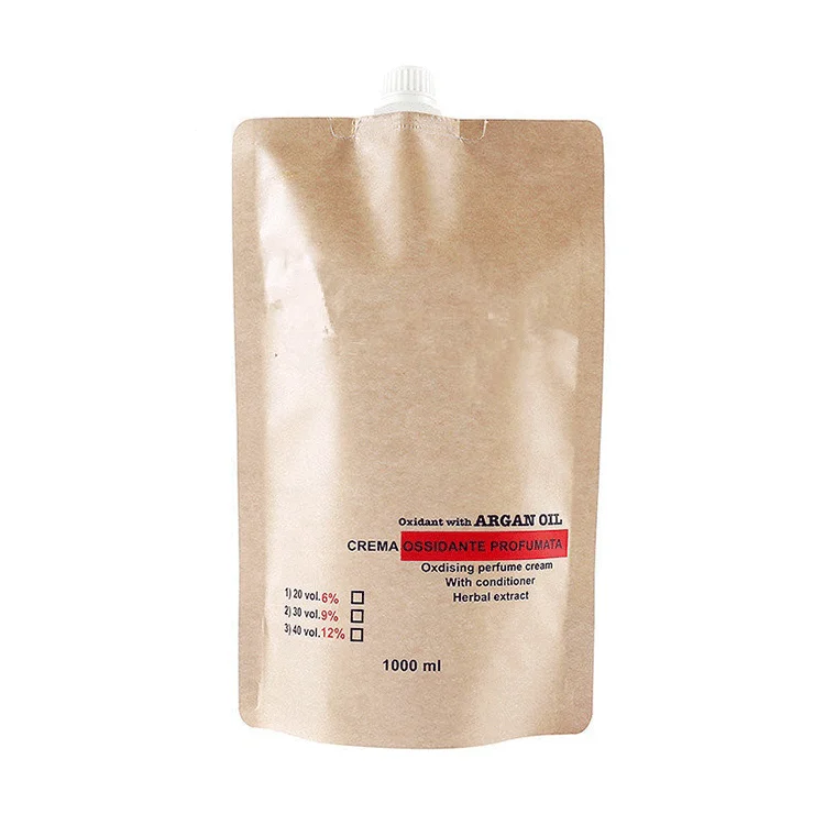 Custom Stand Up Bag Eco Friendly Biodegradable Packaging Kraft Cosmetic ...