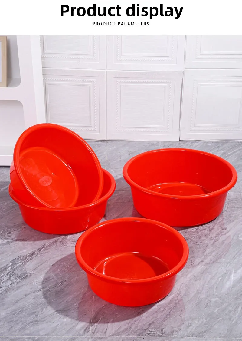 Heavy-Duty Plastic Basin Collection - for Bathroom, Laundry, Feet ...