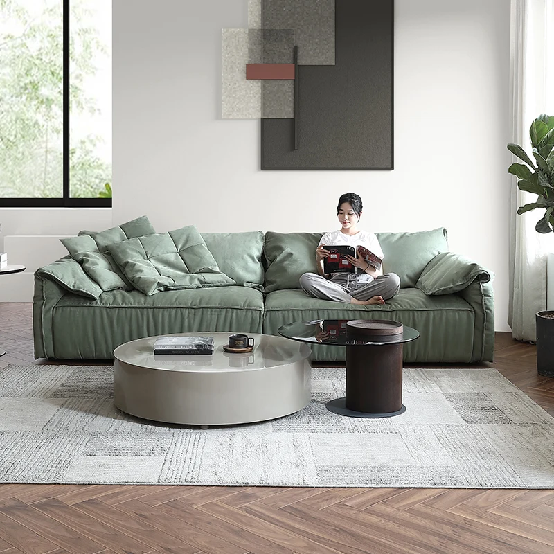 Foshan Shunde Furniture Modern Sofa Round Velvet Fabric Lobby Sofa ...