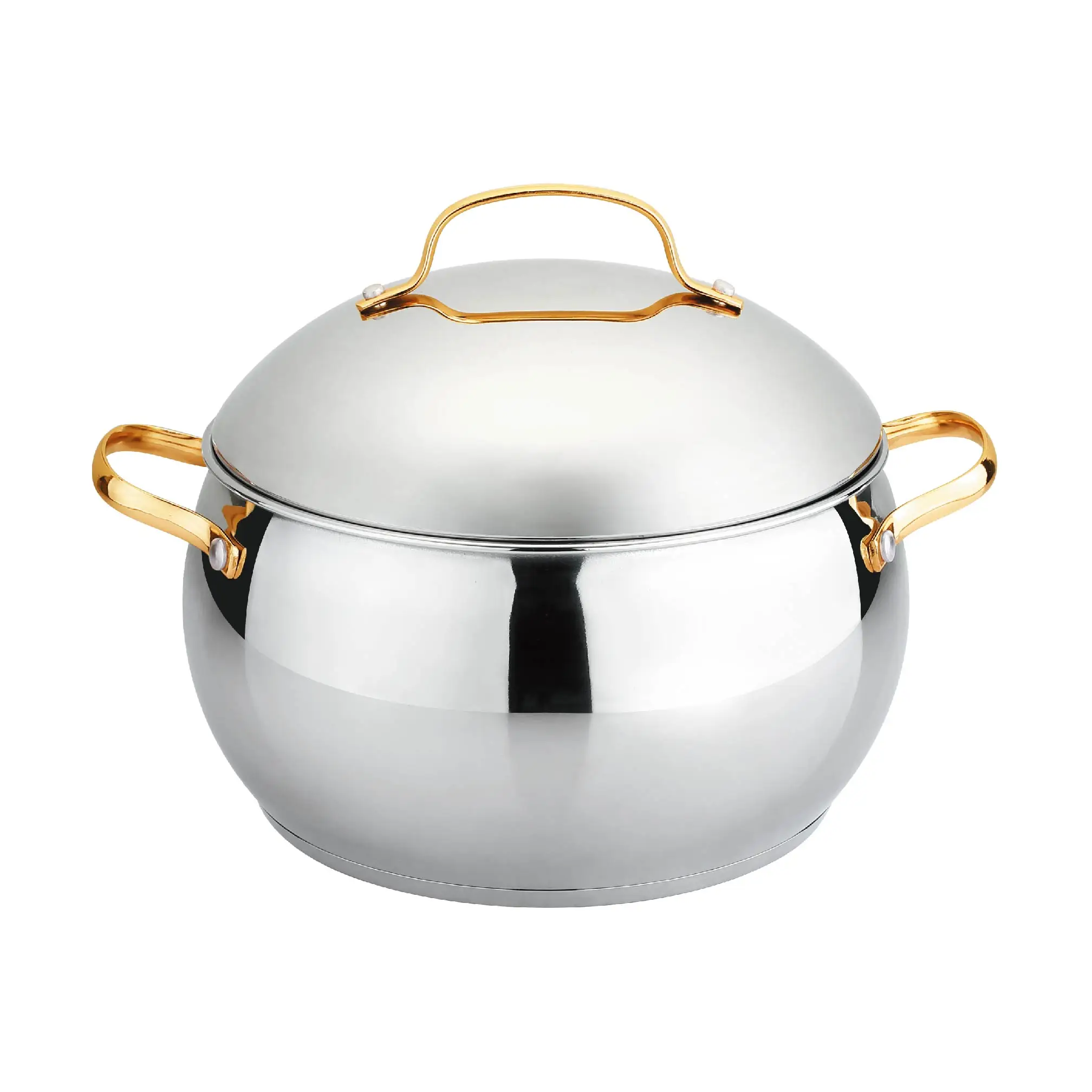 Low Moq Customized Steel Pots Kitchen Cooking Pot Sliver Stainless ...