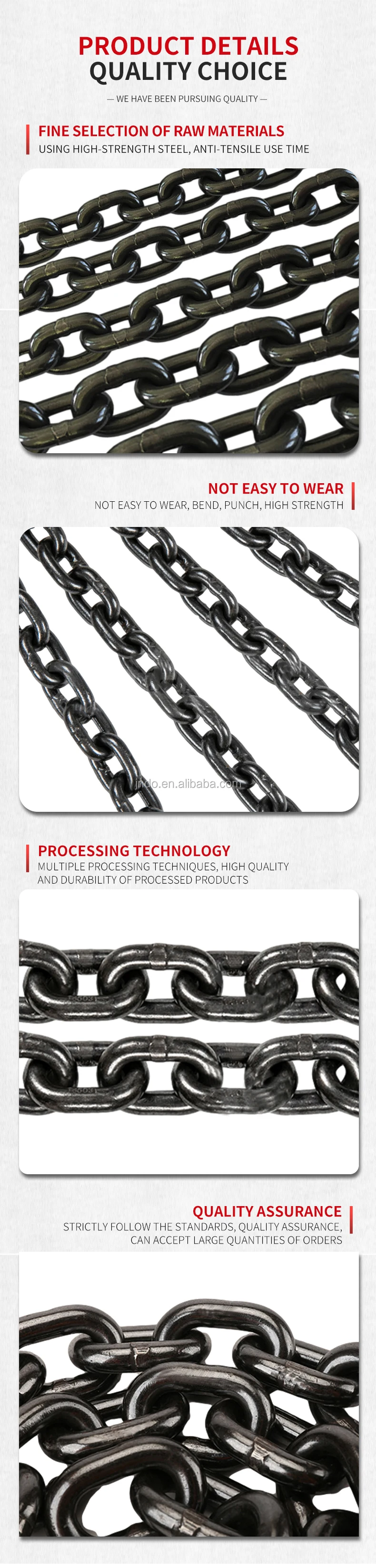 G80 Lifting Chain Wholesale En818-2 Black Oxide G80 Lifting Chain - Buy ...